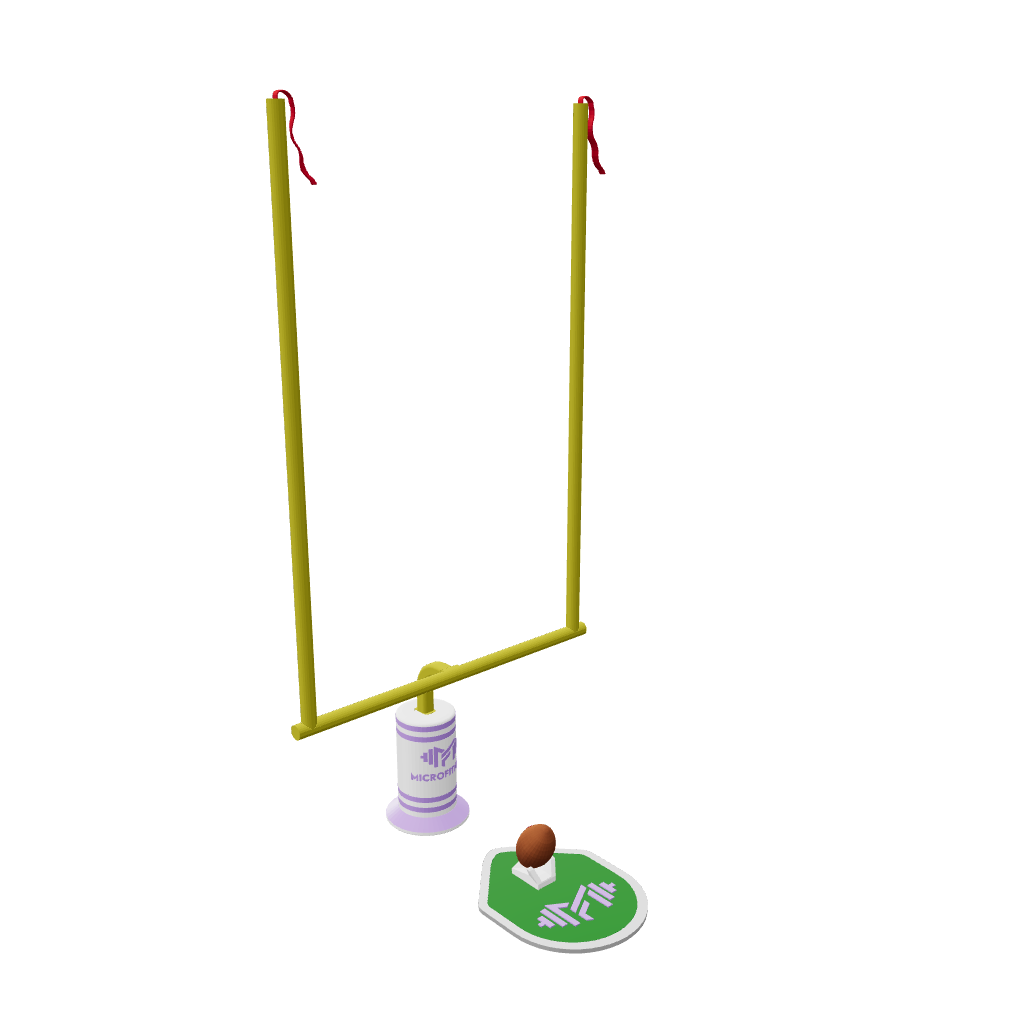 Custom - Mini Football Field Goal - 1:24 Scale – MicroFitness